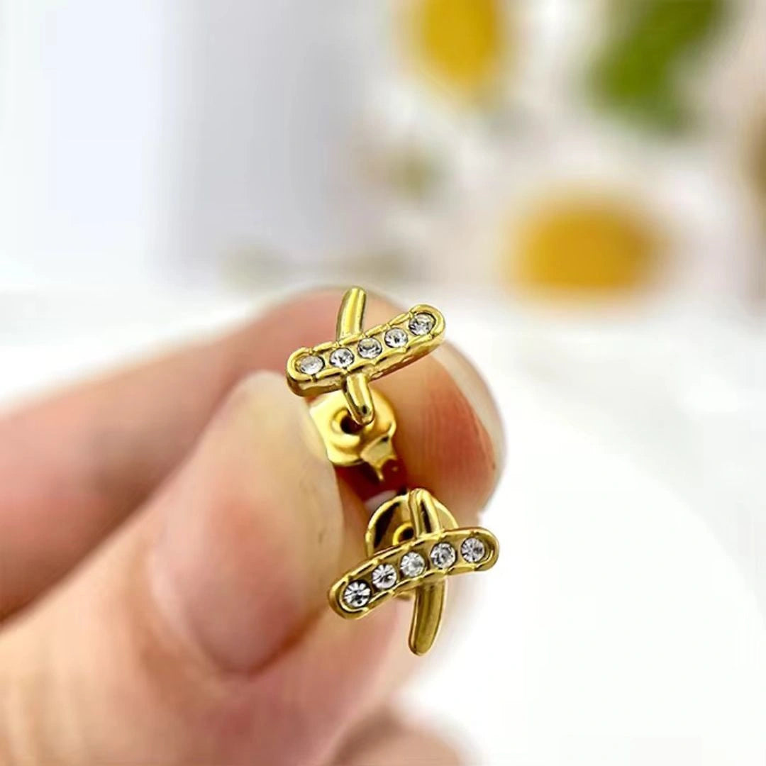 X Diamond Stud – styleyourglam